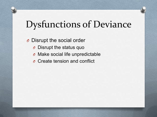 Deviance and social control | PPTX | Science