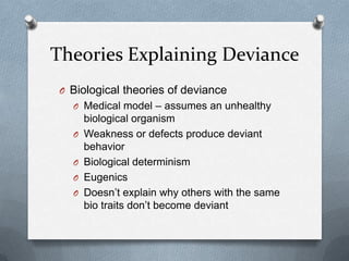 Deviance and social control | PPTX