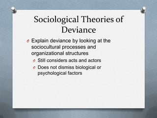 Deviance and social control | PPTX