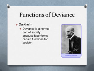 Deviance and social control | PPTX