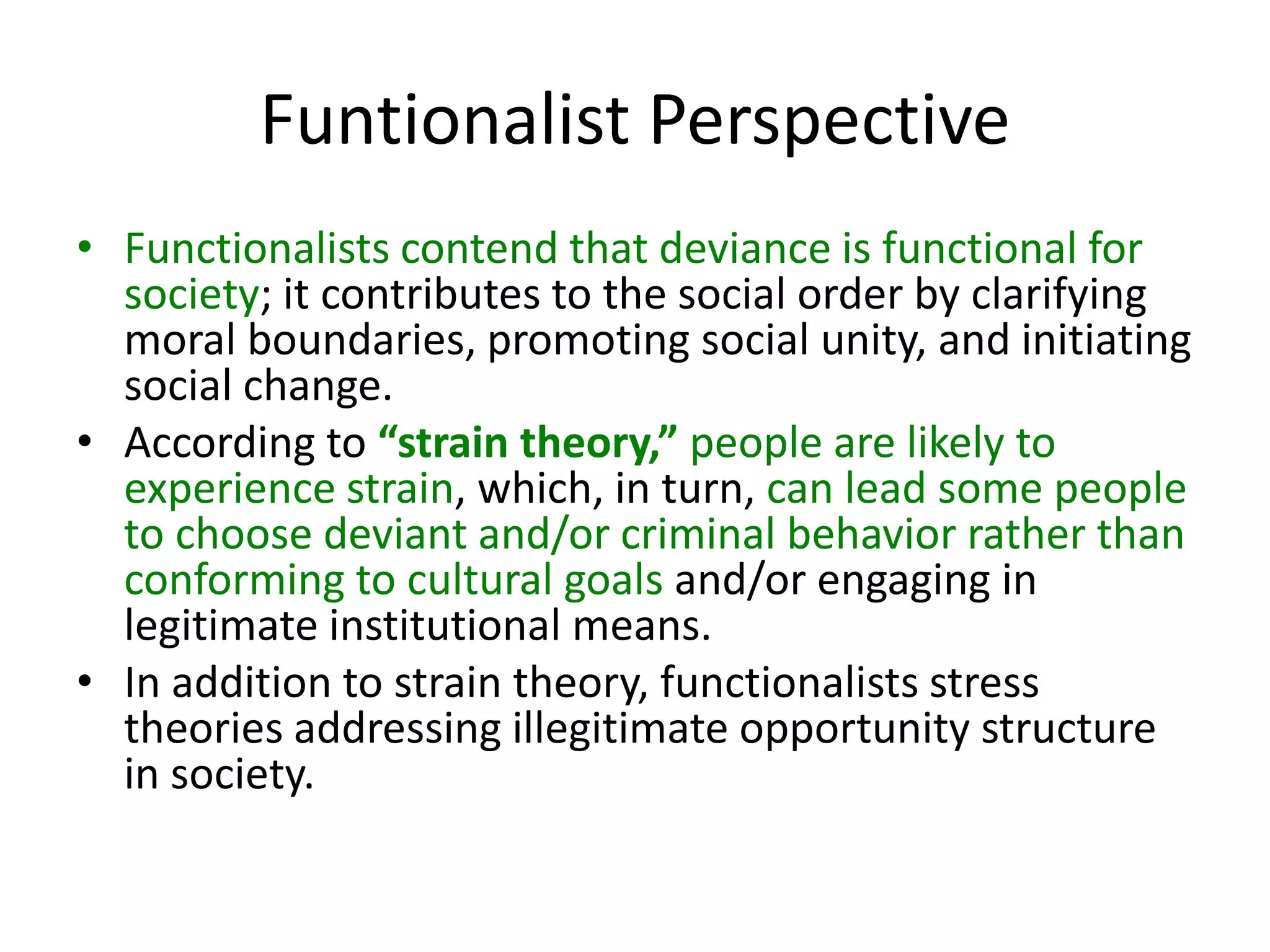 Deviance and social control lecture notes | PPTX