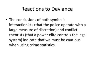 Deviance and social control lecture notes | PPTX