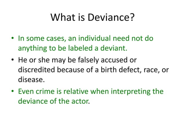 Deviance and social control lecture notes | PPTX | Crime & Harmful Acts ...