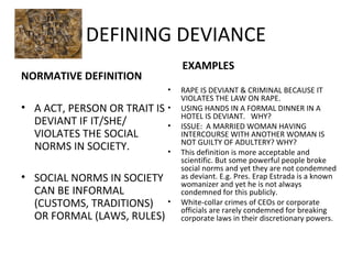 Deviance and Society:Why Do People Break the Rules (Follow me on ...