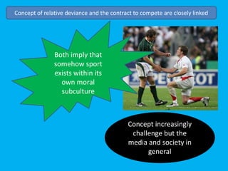 Deviance and violence in sport | PPTX