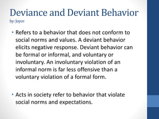 Deviance | PPTX