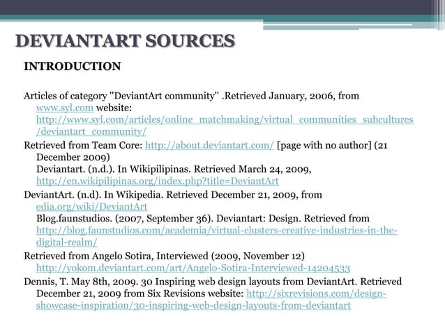 Deviantart2 | PPTX
