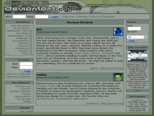 Deviantart2 | PPTX