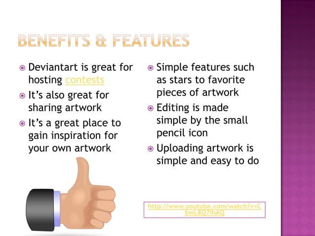 Deviantart presentation final | PPT