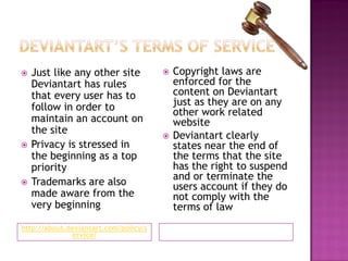 Deviantart presentation final | PPT