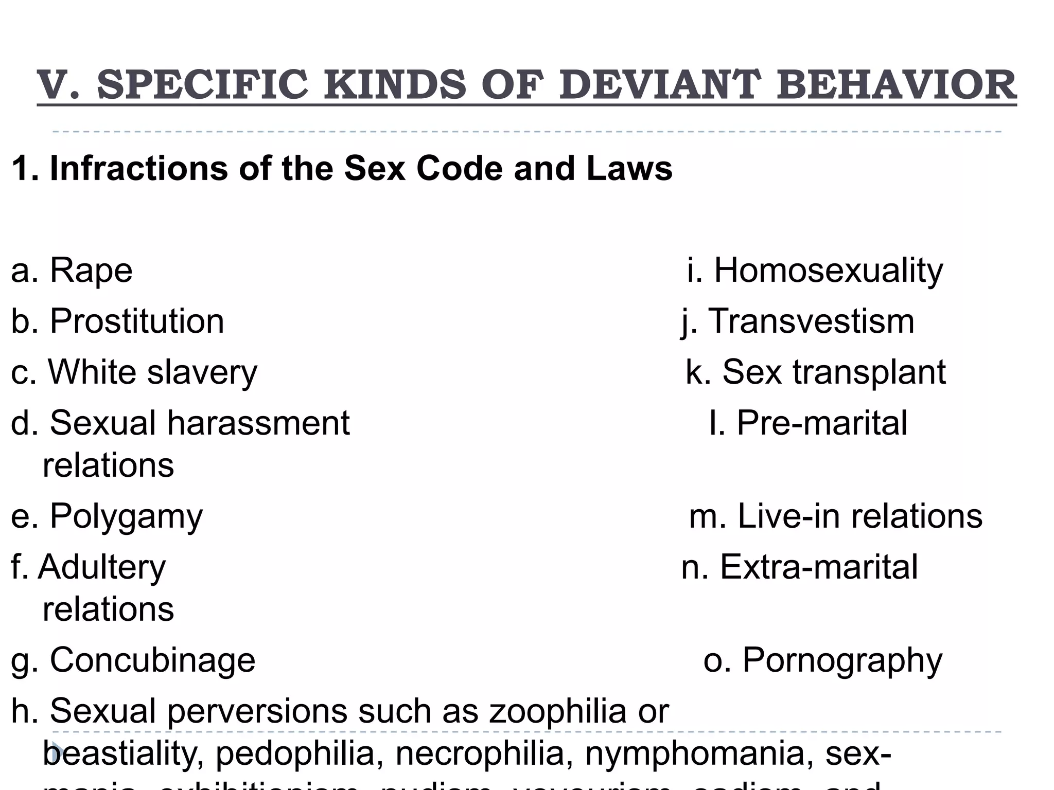 Deviant behavior | PPTX