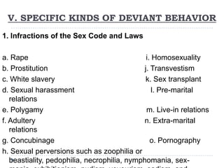 Deviant behavior | PPTX