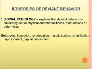 Deviant behavior | PPTX