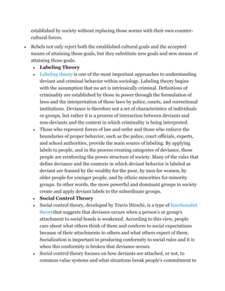 Deviant behavior | PDF