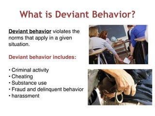 Deviant behavior and social reaction | PDF