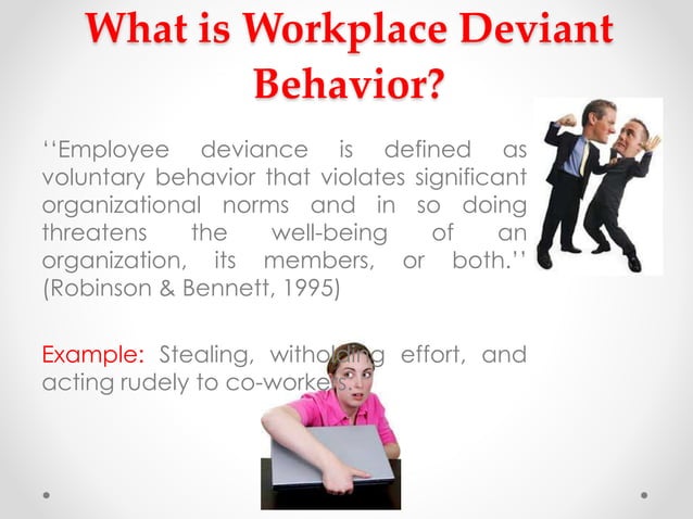 Workplace Deviant Behaviour | PPTX
