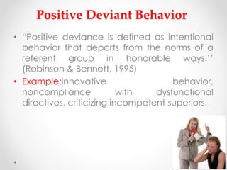 Workplace Deviant Behaviour | PPTX