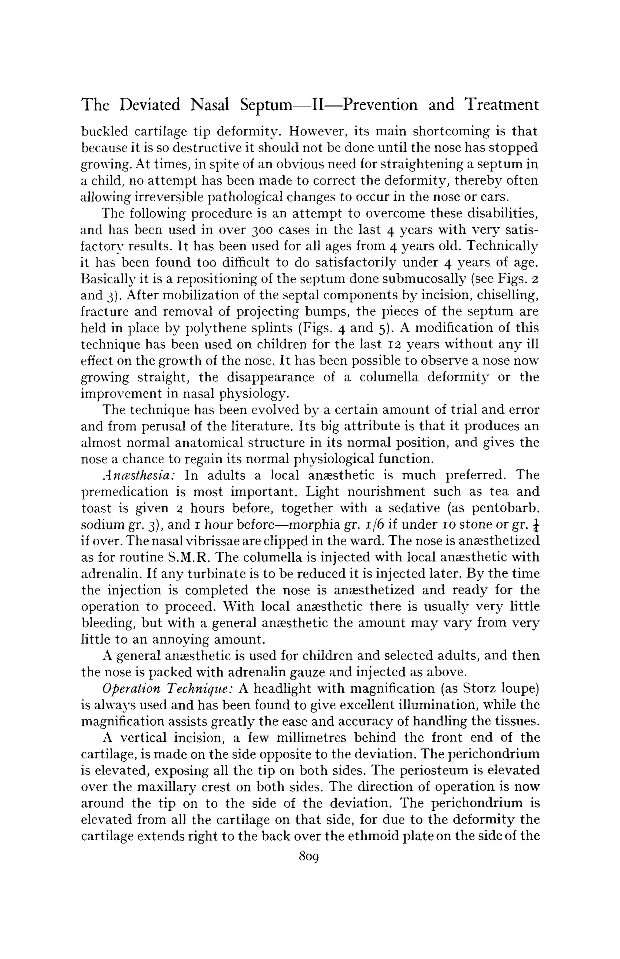 Deviated Nasal Septum | PDF