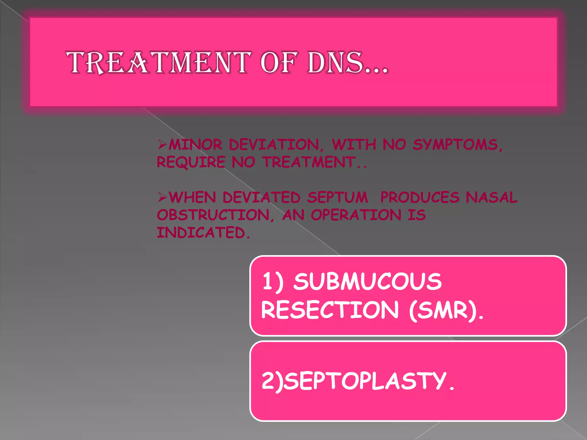 Deviated nasal septum | PPTX