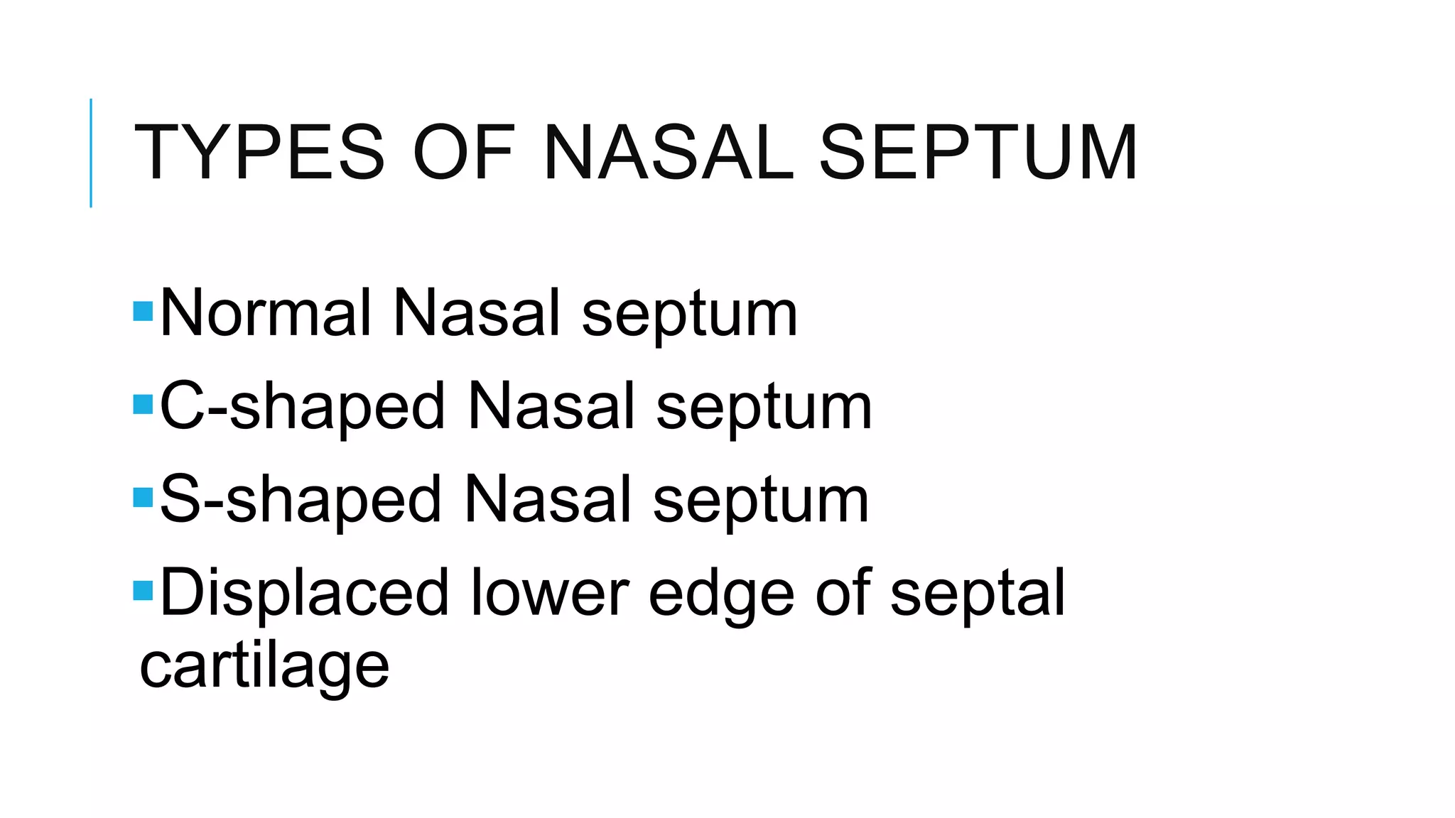 Deviated nasal septum | PPTX