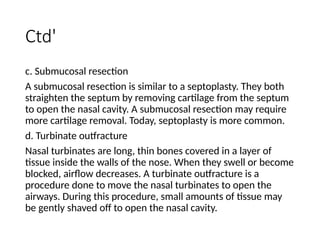 DEVIATED NASAL SEPTUM.in emergency carepptx | PPTX