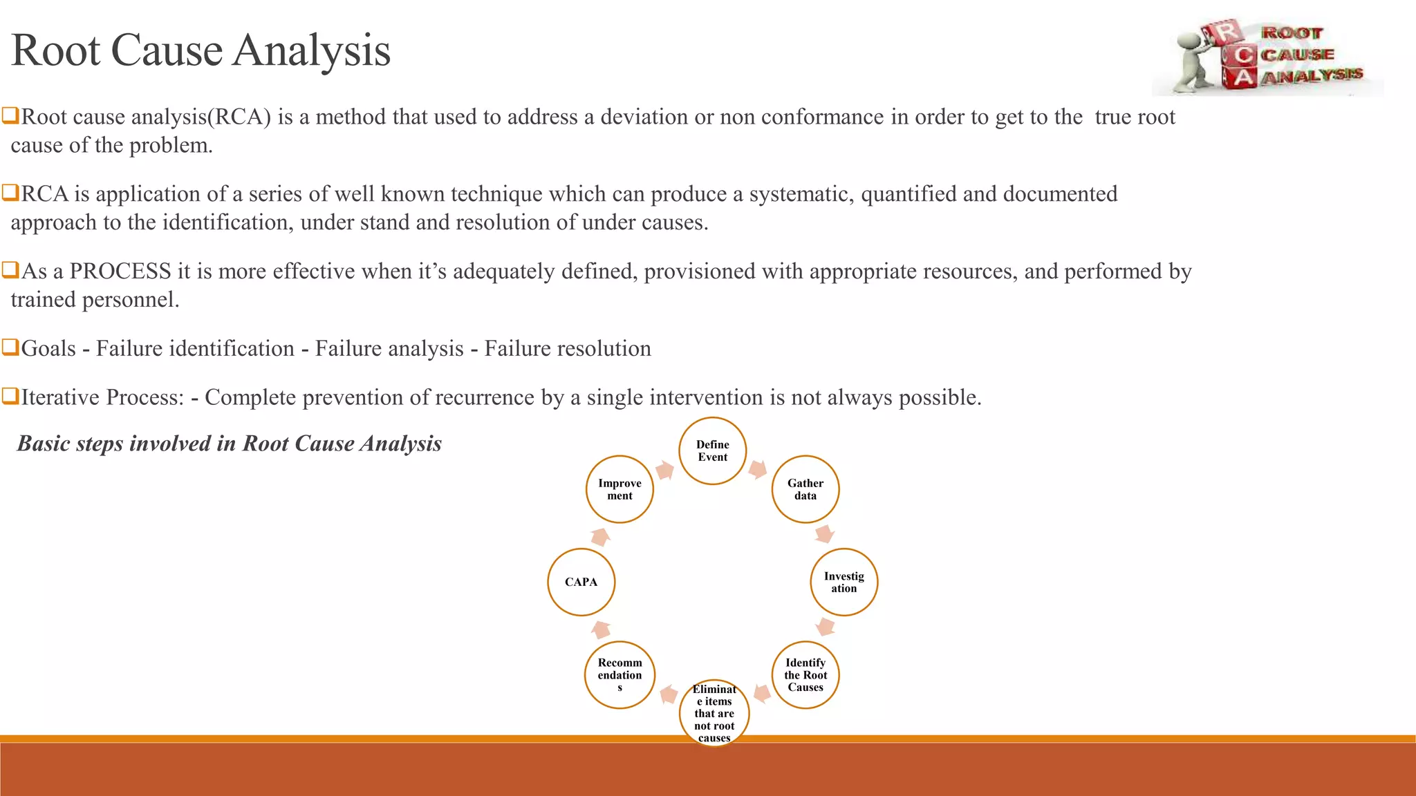 Deviation and root cause analysis in Pharma | PPTX