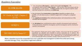 Deviation and root cause analysis in Pharma | PPTX