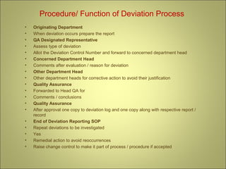 Deviation control system | PPT