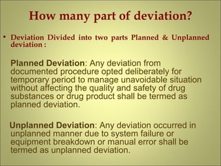 Deviation control system | PPT