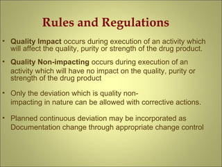 Deviation control system | PPT