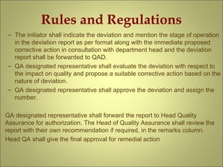 Deviation control system | PPT