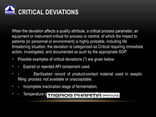DEVIATION HANDLING & MANAGEMENT TABROS.pptx