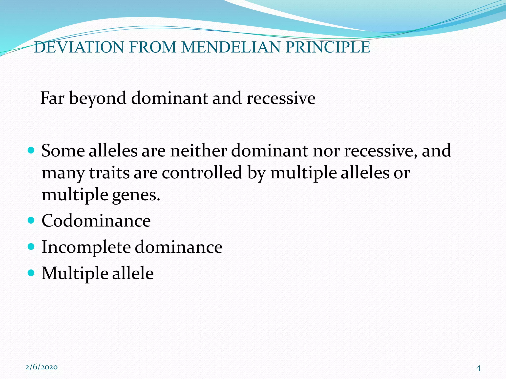 Deviation mendel princi 2 | PPTX