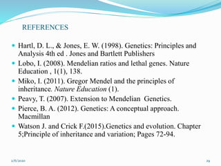 Deviation mendel princi 2 | PPTX