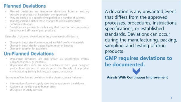 DEVIATION, OOS &OOT | PPTX | Manufacturing Industry | Industries