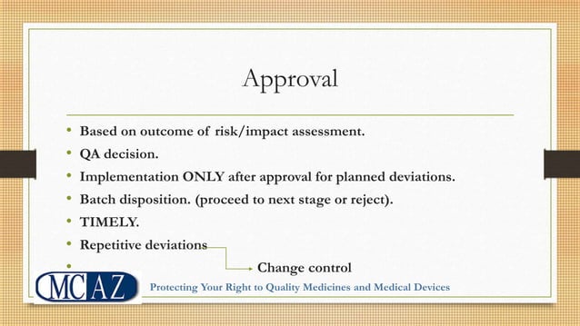 Deviation management | PPT