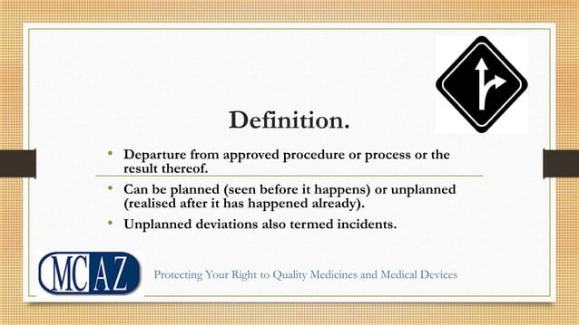 Deviation management | PPTX