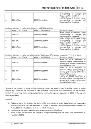 Deviation settelment mechanism | PDF