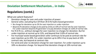 Deviation Settlement Mechanism for Improving Grid Frequency Regime in India.pptx