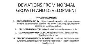 DEVIATIONS FROM NORMAL POWER POINT PRESENTATION | PPTX