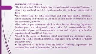 DEVIATION Management by S.SATHYA.N.V.pptx
