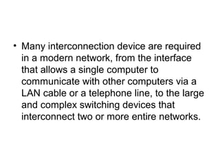 Network Devices | PPT | Computer Networking | Computing