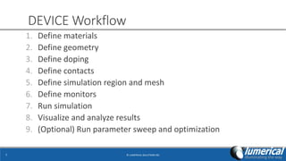 Lumerical Software: DEVICE | PPT