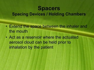 Inhaler Devices in Airway Disease Management | PPT