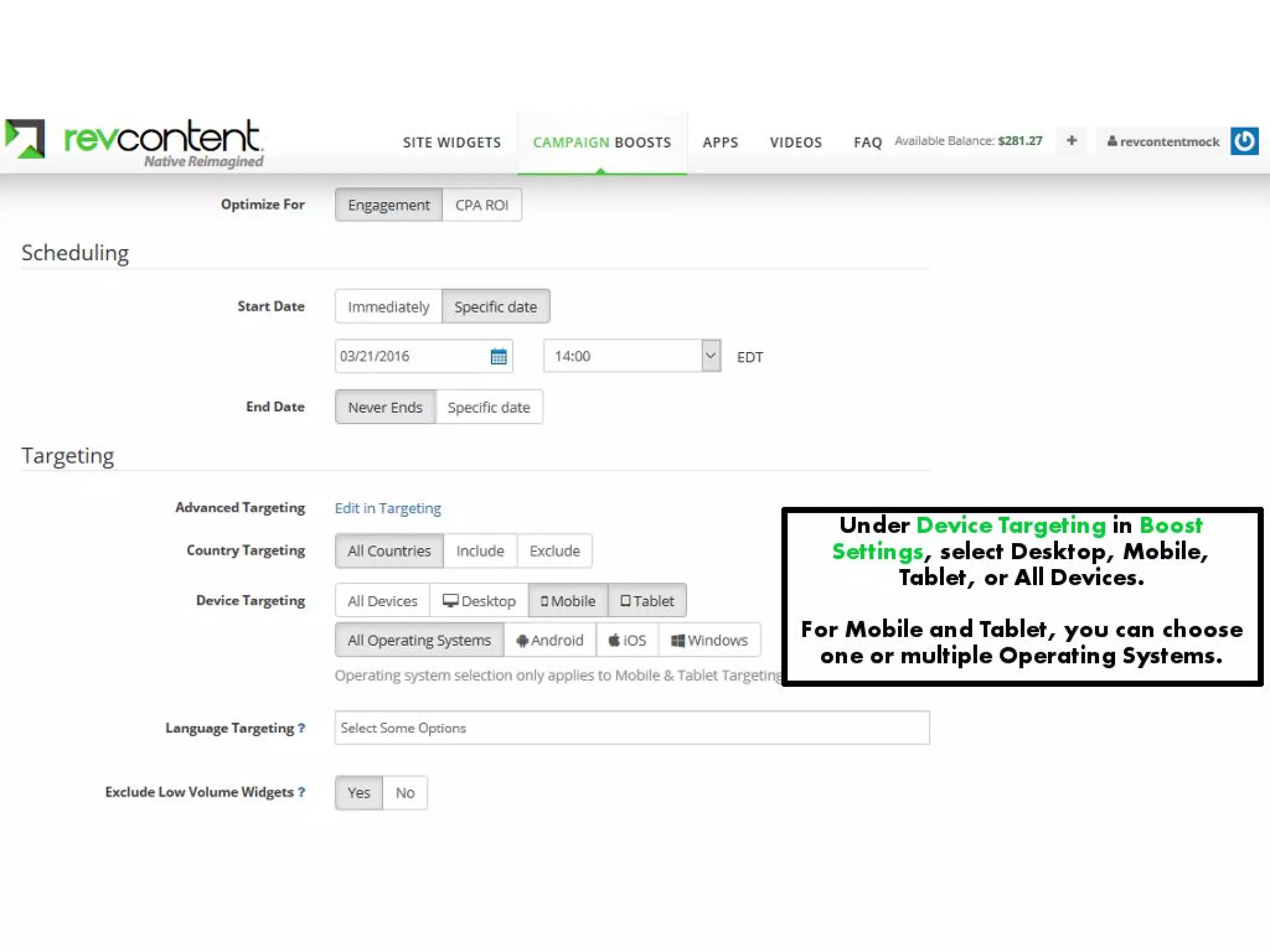 Revcontent Device and Mobile Operating System Targeting | PDF | Operating Systems | Computer ...