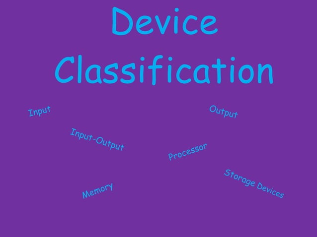 Computer Devices Classification | PPT | Computing | Technology & Computing