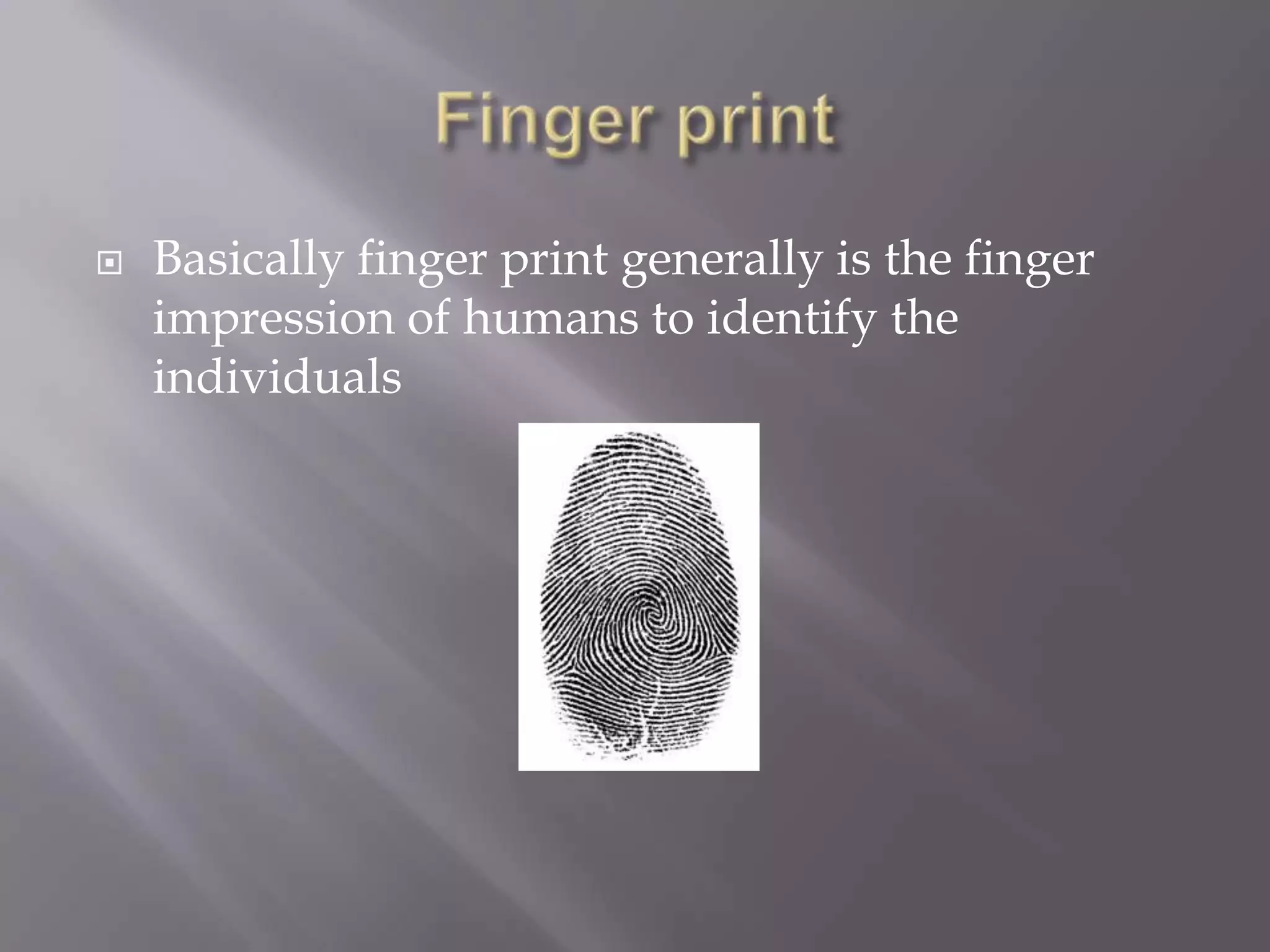 Device finger printing | PPT