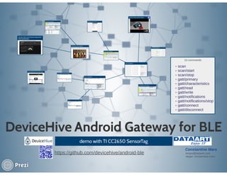 DeviceHive Android BLE Gateway | PDF