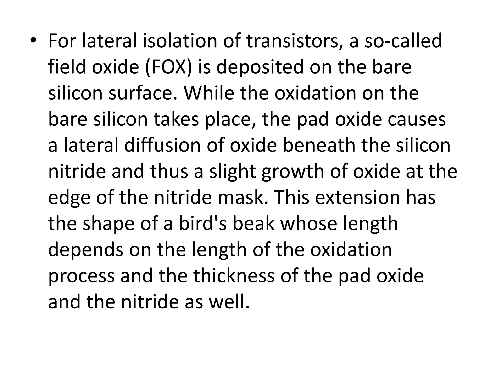 Device isolation | PPTX