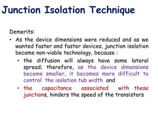 Device isolation Techniques | PPTX